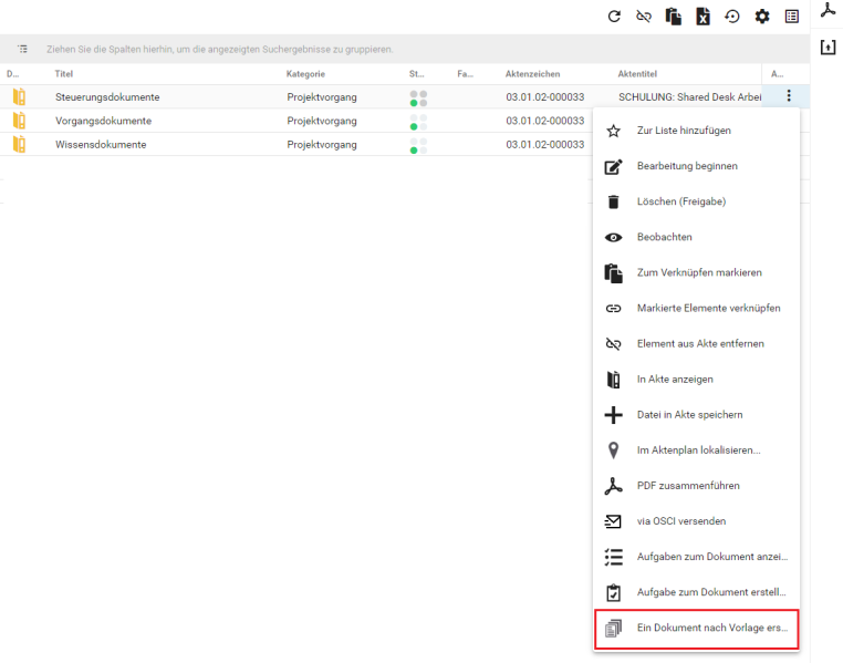 Datei:Xential ein Dokument nach Vorlage erstellen.png – DMS/eAkte-Wiki